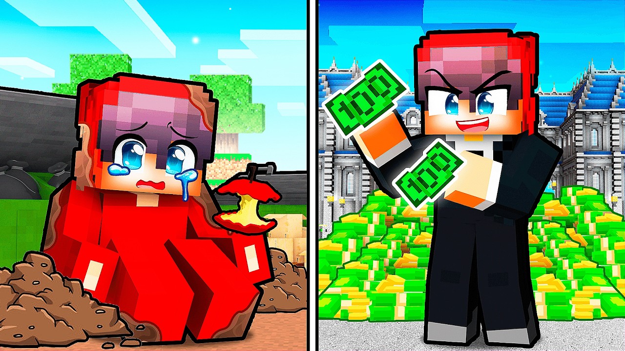 $1 vs $1,000,000 Cash in Minecraft - YouTube