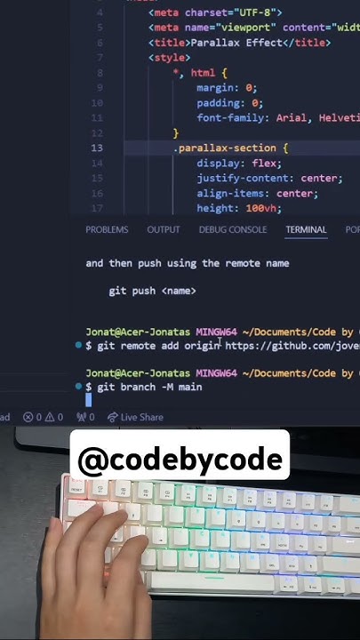 How To Add Your Code To Github Asmr Programming Code Coding Programming Learncode Asmr
