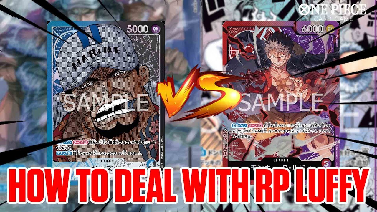 [How to deal with RP Luffy] - Blue-Black Sakazuki vs Red-Purple Luffy ...