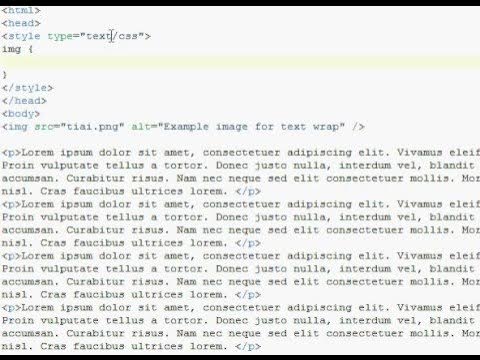 1 minute tutorial CSS wrap text around image - YouTube
