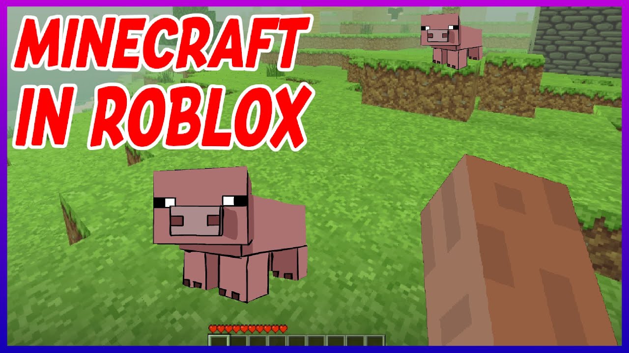 MINECRAFT IN ROBLOX..?! BLOCKVERSE - YouTube