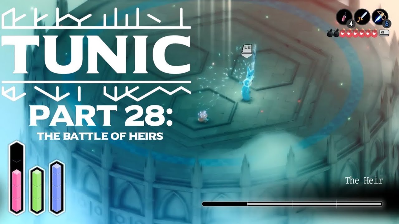 TUNIC (PS5) | Full Game Playthrough Part 28: The Battle of the Heirs ...
