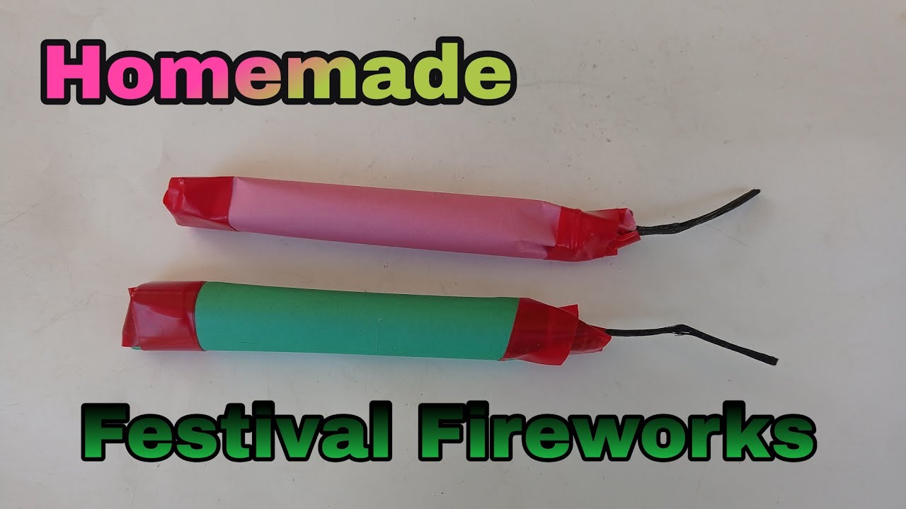 How to Make Festival Fireworks At Home | DIY | - YouTube