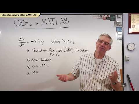 ENGT 509 31-1 ODE Solvers in MATLAB - Intro - YouTube