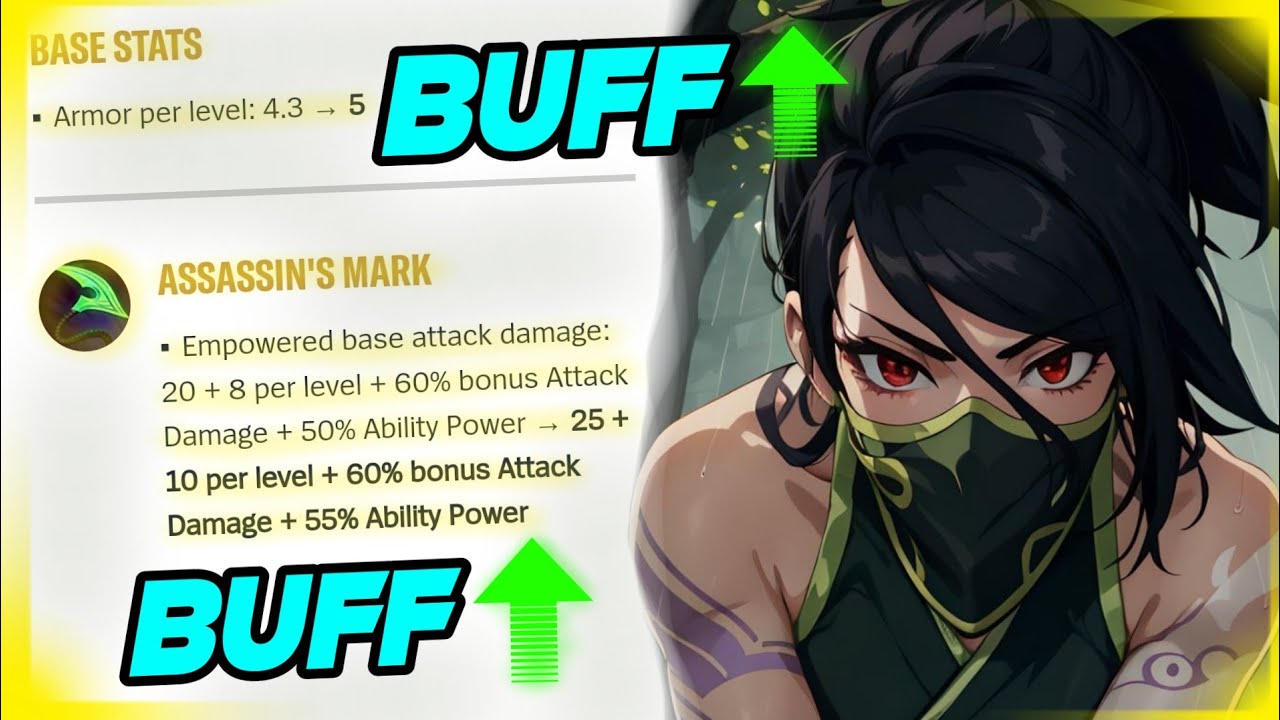 AKALI BUFF • STRONGER THAN EVER | Wild Rift #akali #buff #wildrift ...