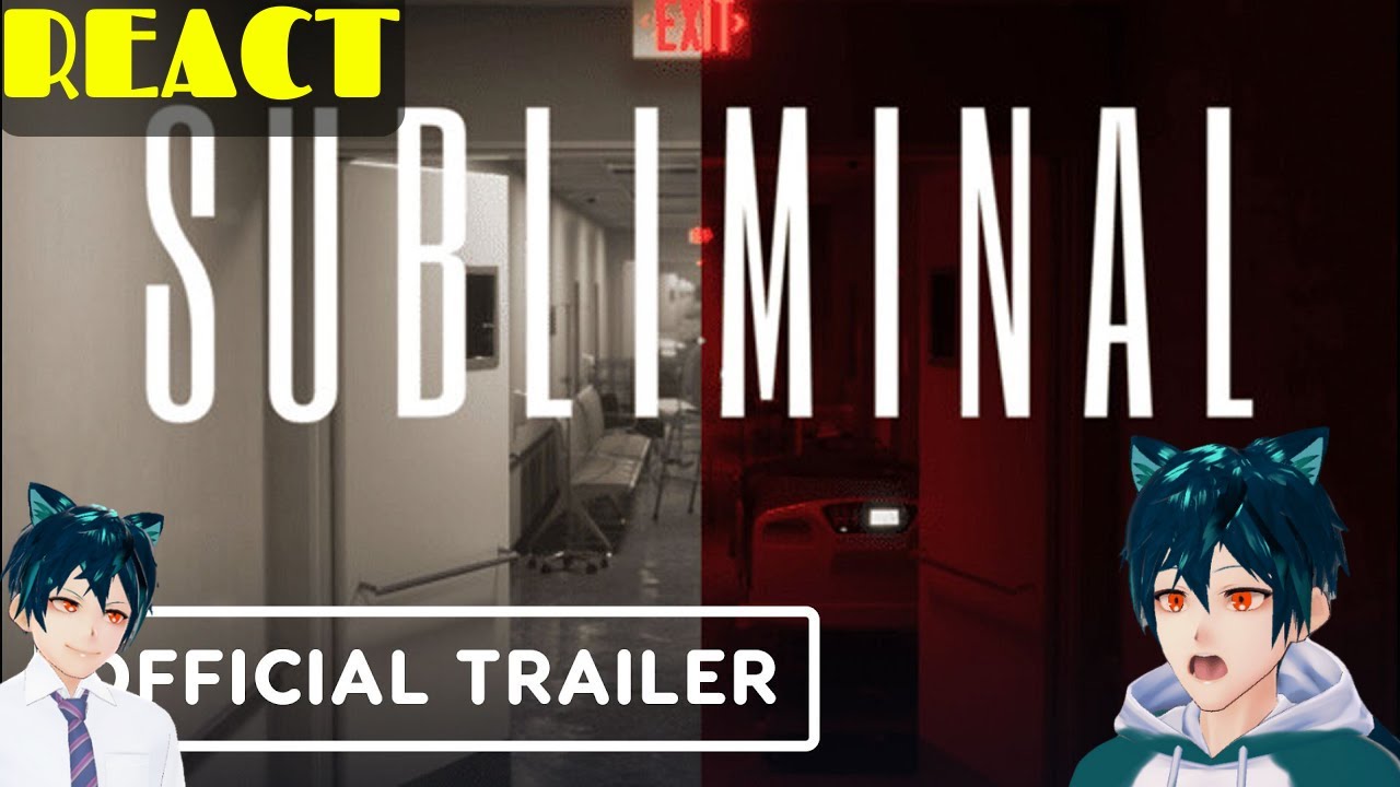 subliminal Trailer horror game react - YouTube