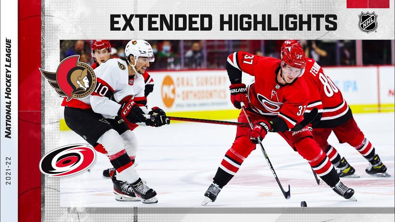 Ottawa Senators vs Carolina Hurricanes Dec 2, 2021 HIGHLIGHTS - YouTube