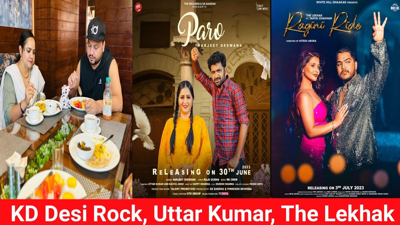 KD Desi Rock, Uttar Kumar, The Lekhak | Haryanvi Kalakar Official - YouTube