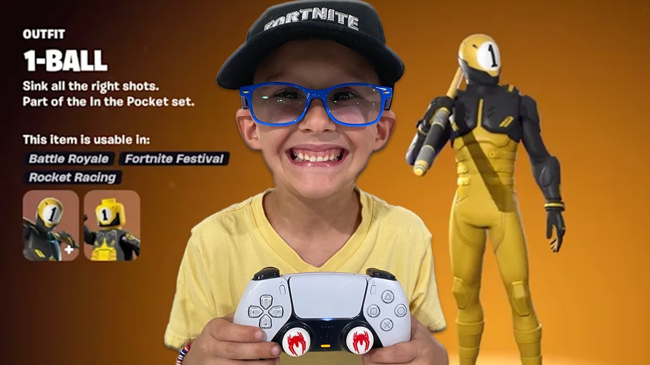 Getting A Win With The 1-Ball Skin Fortnite Remix! - YouTube