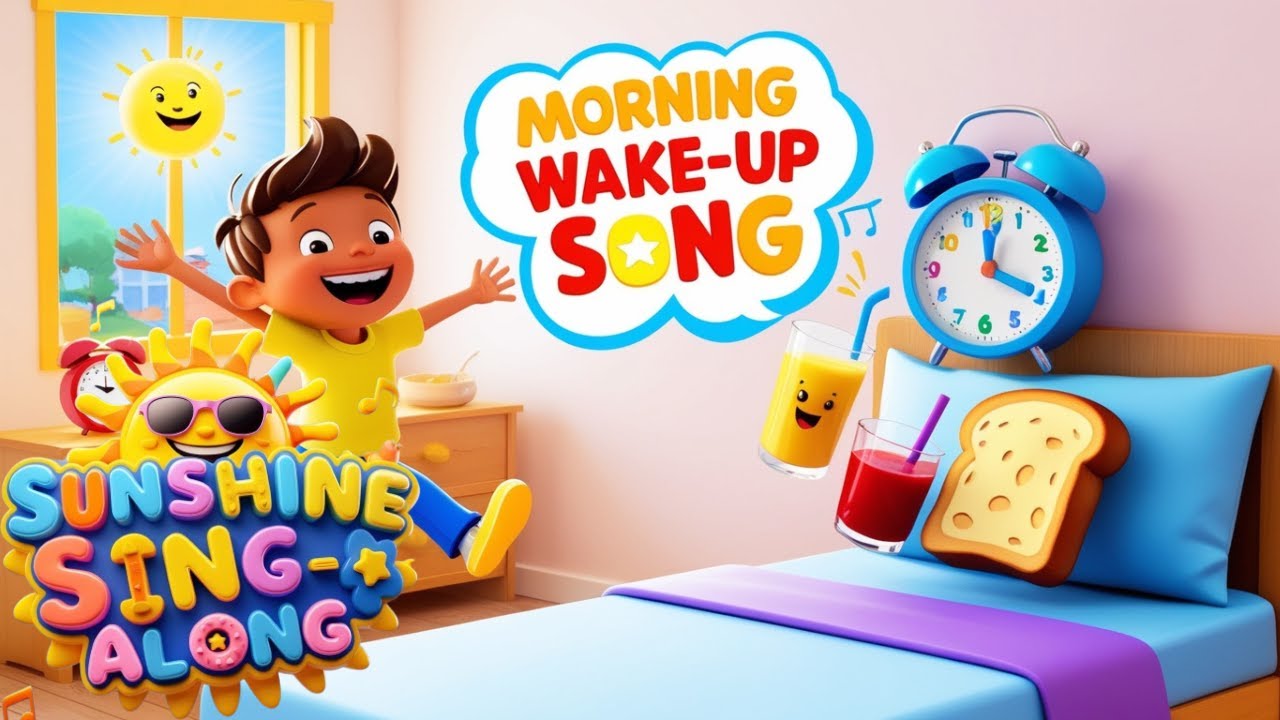 Morning Wake-Up Song | Nursery Rhymes for Kids | Sunshine Sing-Along ...