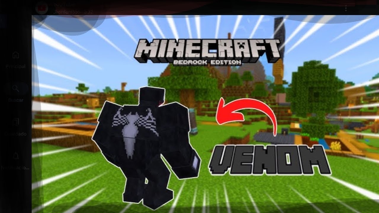 Probando el mod de venom en Minecraft - YouTube