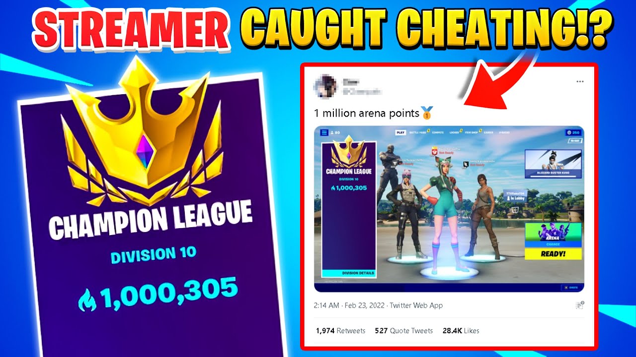 Fortnite Pro EXPOSES Arena Leaderboard... - YouTube