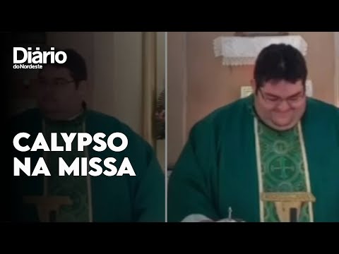 Padre cai na risada com versão Calypso de música religiosa em missa no Ceará: 'Susto grandioso'