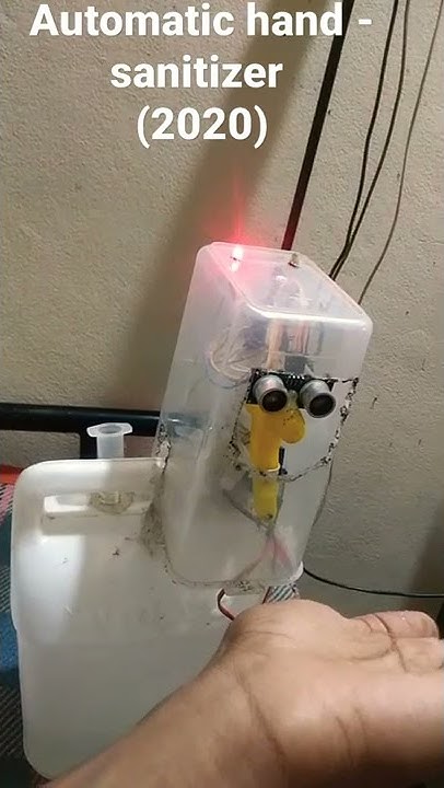automatic hand - sanitizer (very easy arduino project) - YouTube
