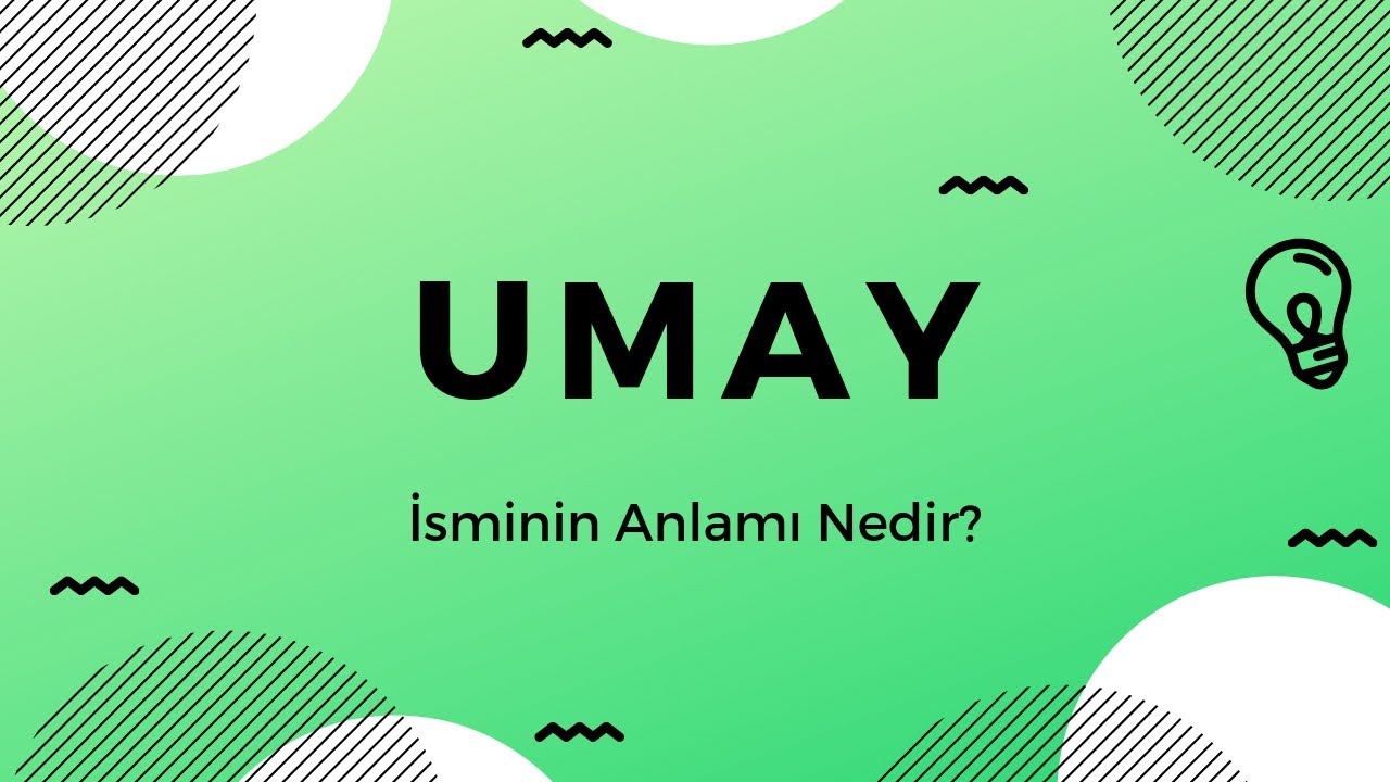 Umay isminin anlamı Nedir? - YouTube