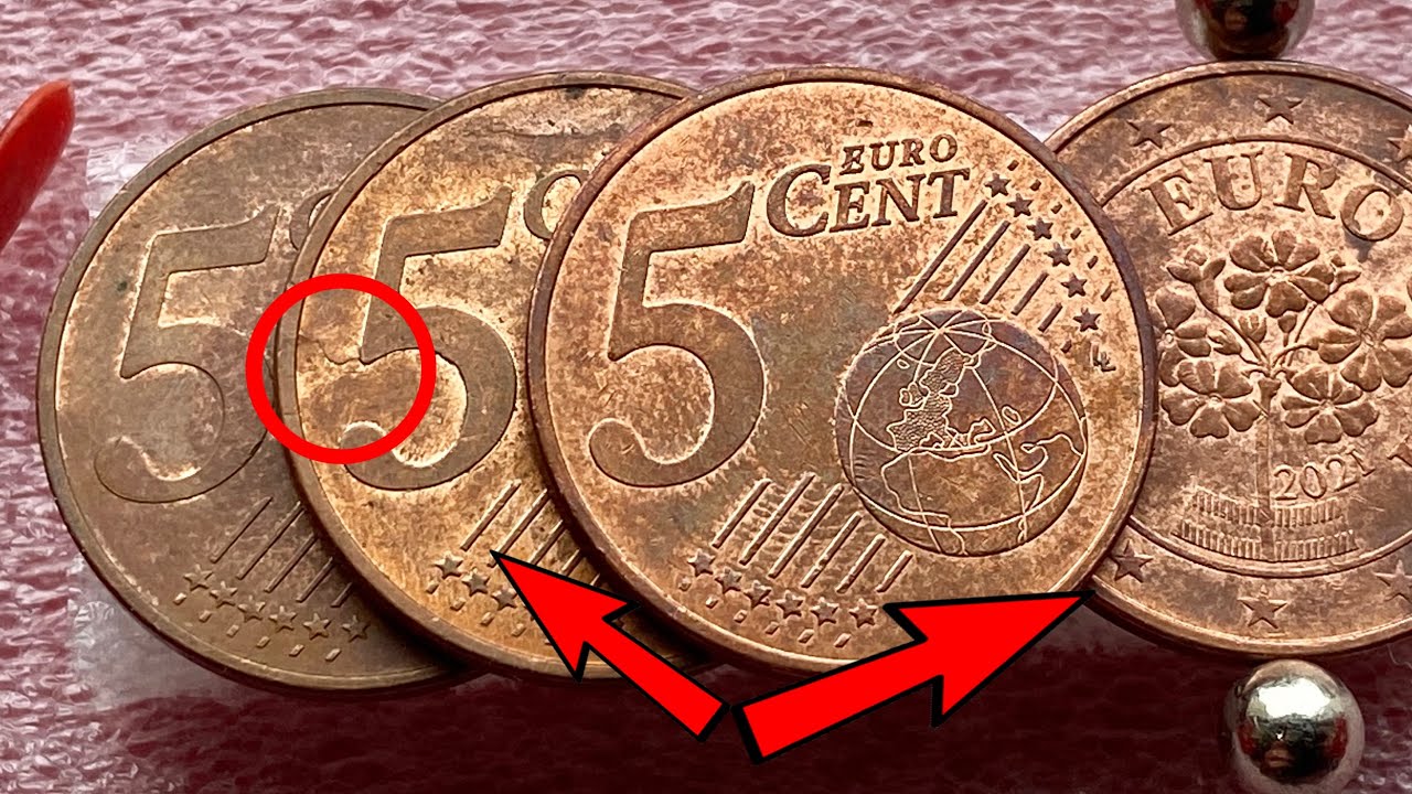 5 cent Austria 2021 Rare DEFECT coin - YouTube
