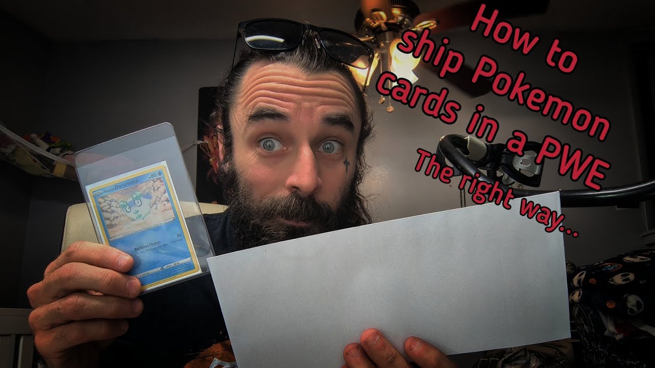 How To ship cheap Pokemon cards with eBay standard envelope - YouTube