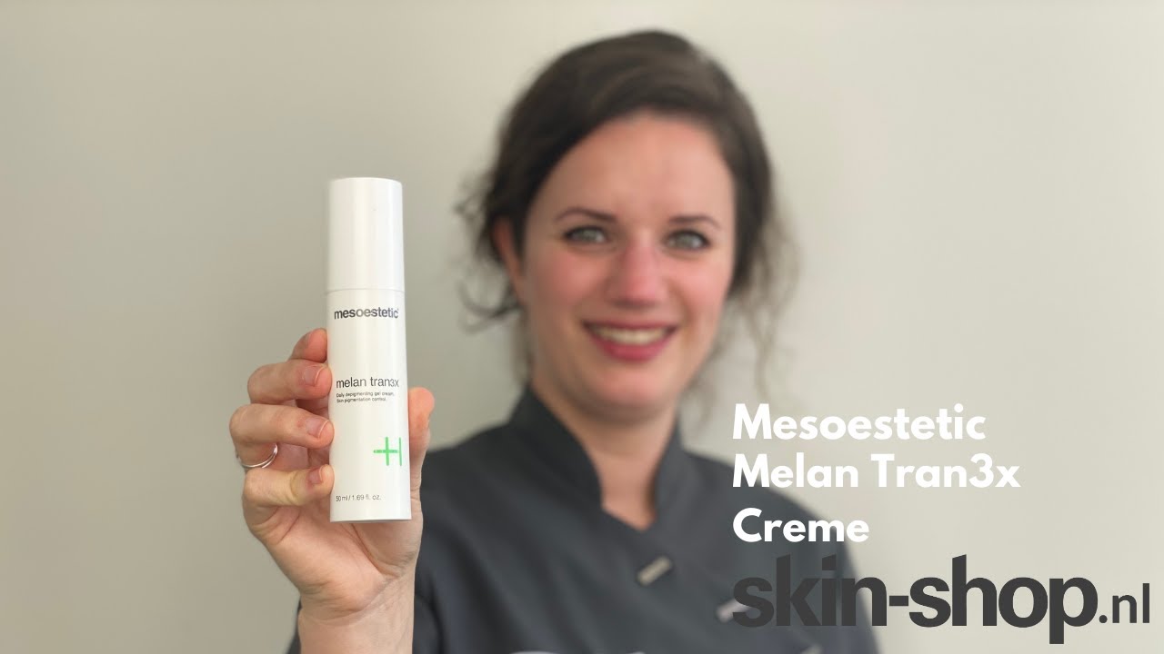 Mesoestetic Melan Tran3x Gel Cream │ skin-shop - YouTube