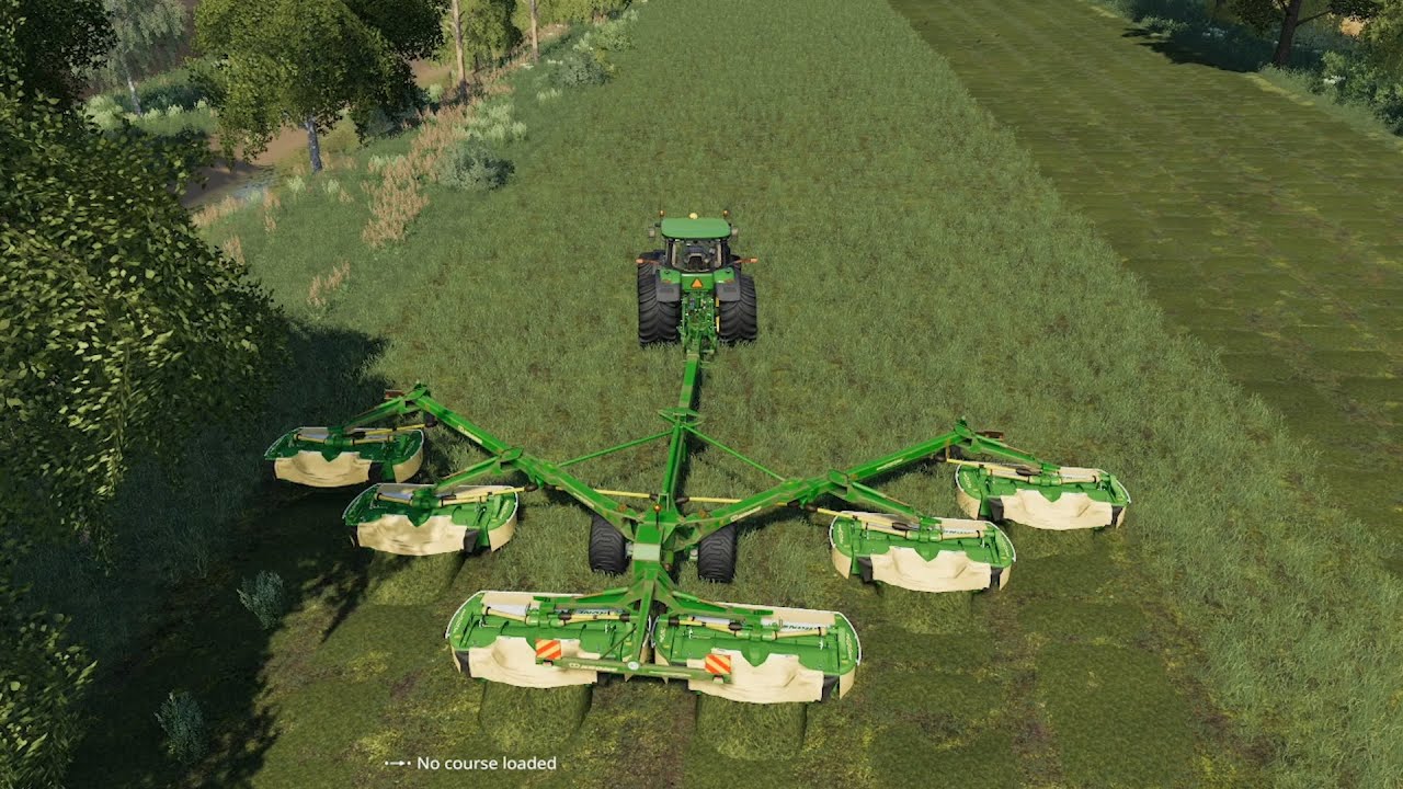 Farmersburg Ep#16 | Planting, Mowing Hay | FS19 Timelapse | Farming ...