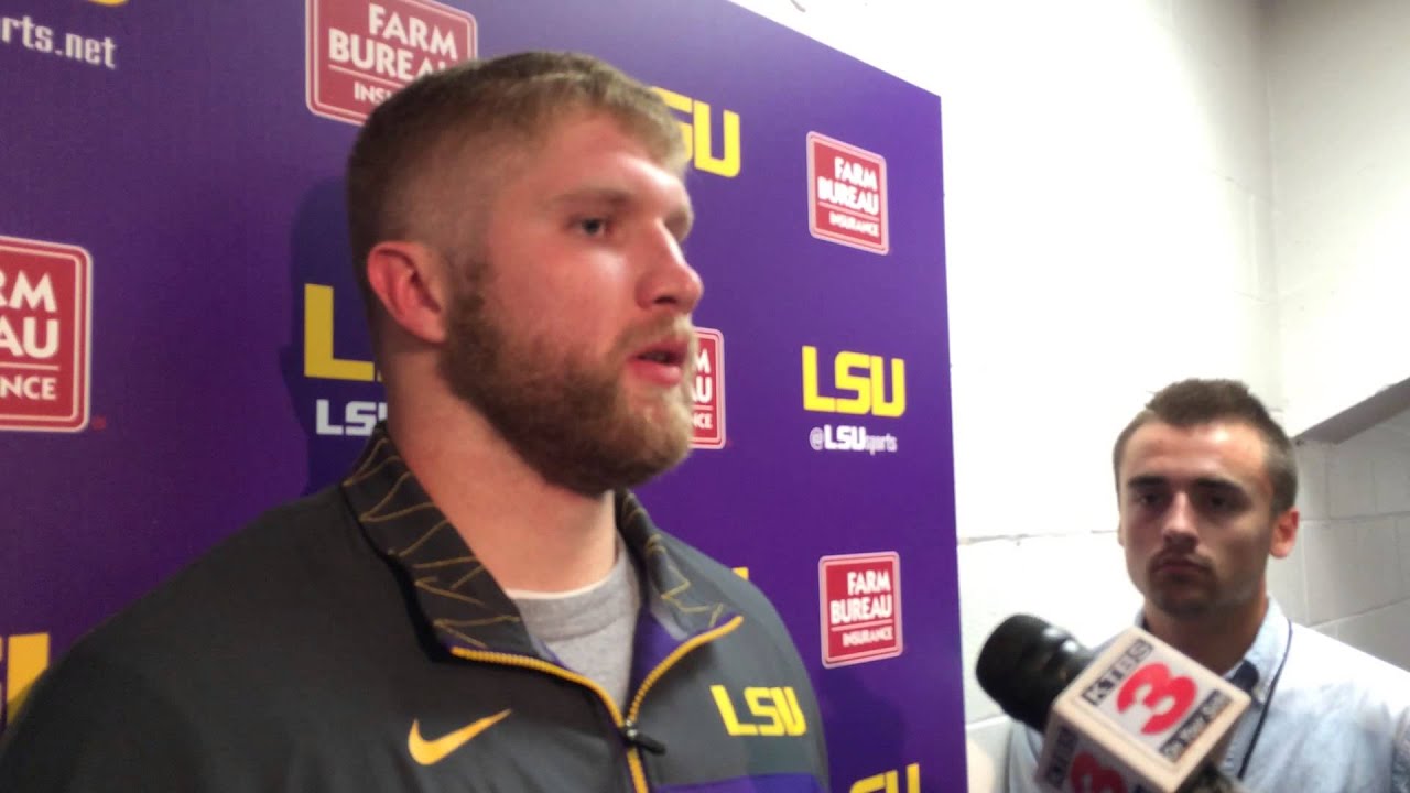 LSU TE Logan Stokes on his game-winning catch - YouTube