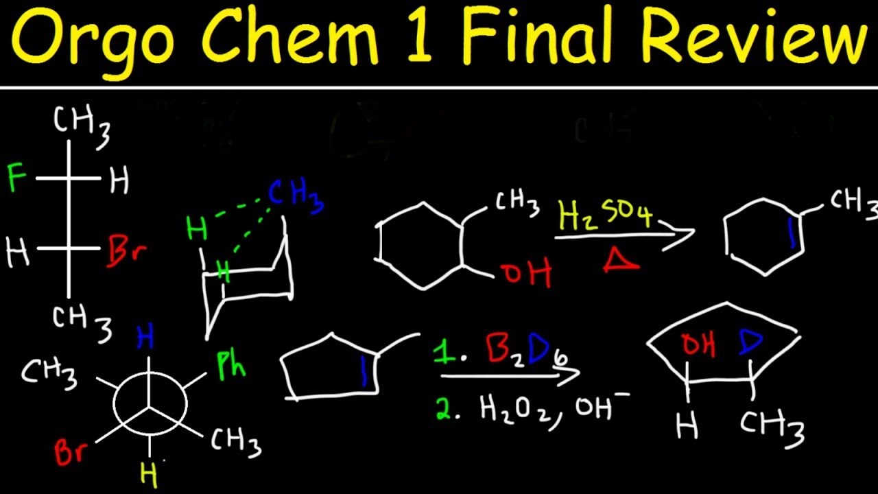 Organic Chemistry 1 Final Exam Review Part 2 - Membership - YouTube