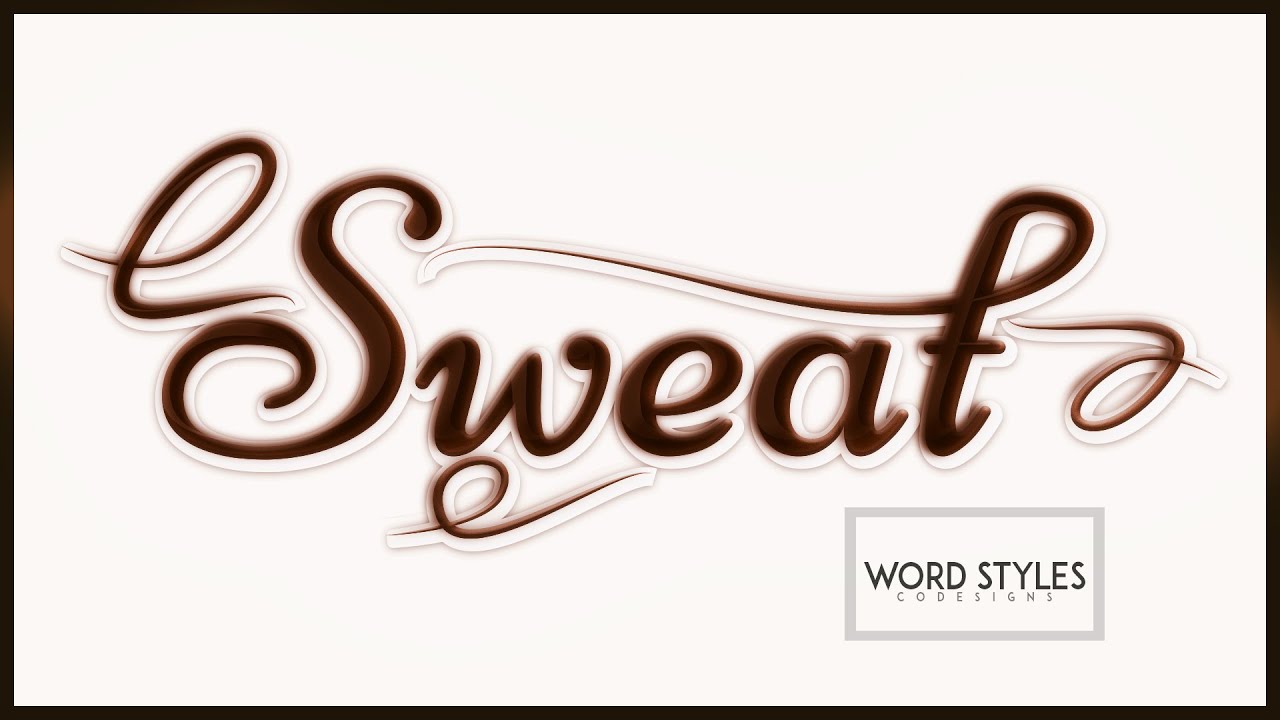 Sweat-Text Style-effects-Tutorial-in-Adobe Illustrator & Photoshop ...