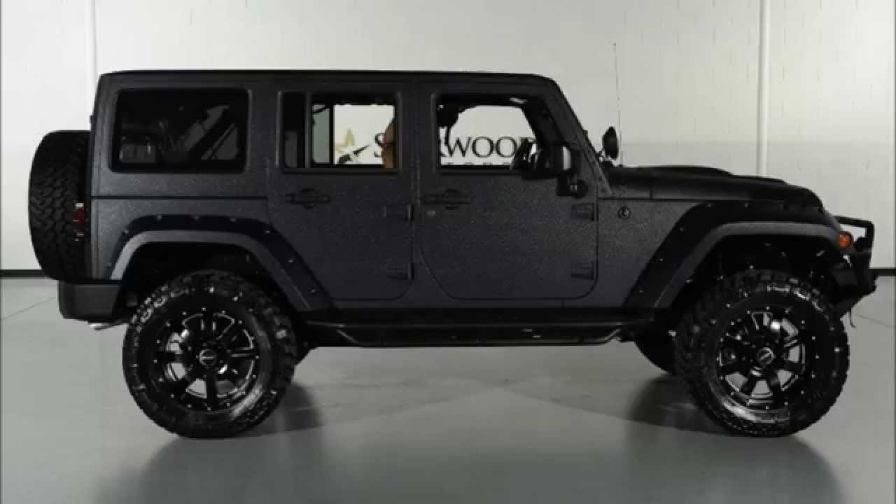 2014 Jeep Wrangler Unlimited Kevlar Coated Custom Leather Lifted Jeep ...