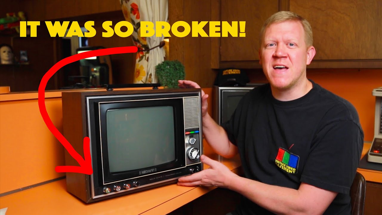 How to Repair a Broken Bezel on your Trinitron - YouTube