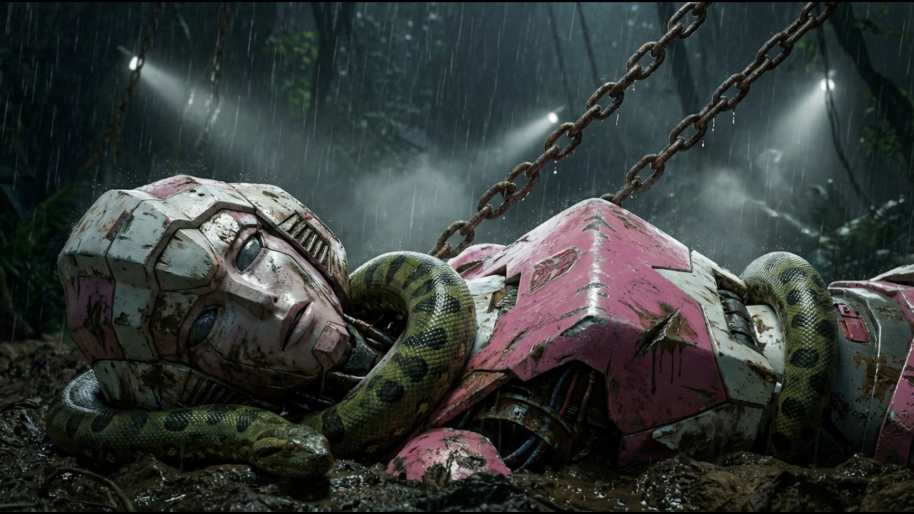 Optimus Prime Rescuing Arcee from Giant Python: Lost in Amazon Jungle ...