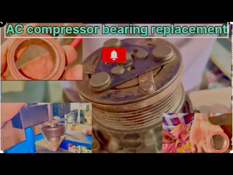 AC compressor bearing replacement easily Honda civic #AC#compressor# ...
