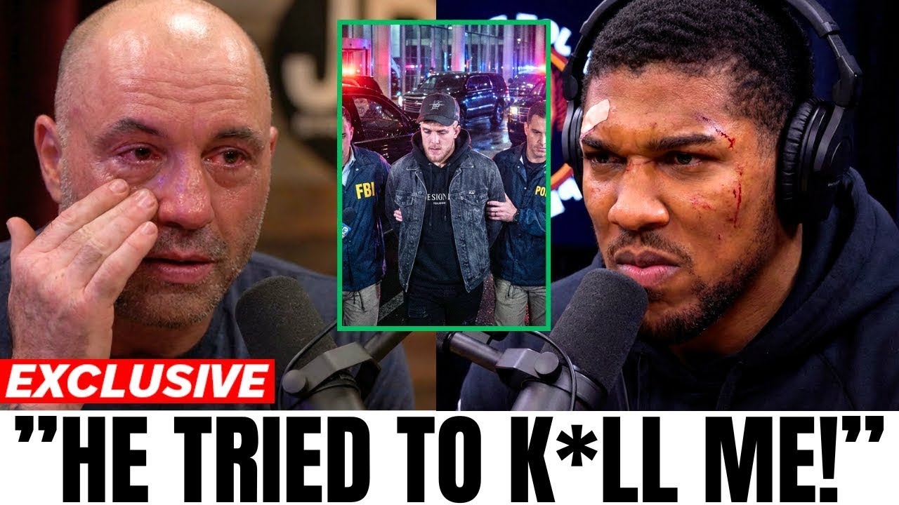 Joe Rogan BREAKS DOWN in Tears After Anthony Joshua RUINS Jake Paul’s ...