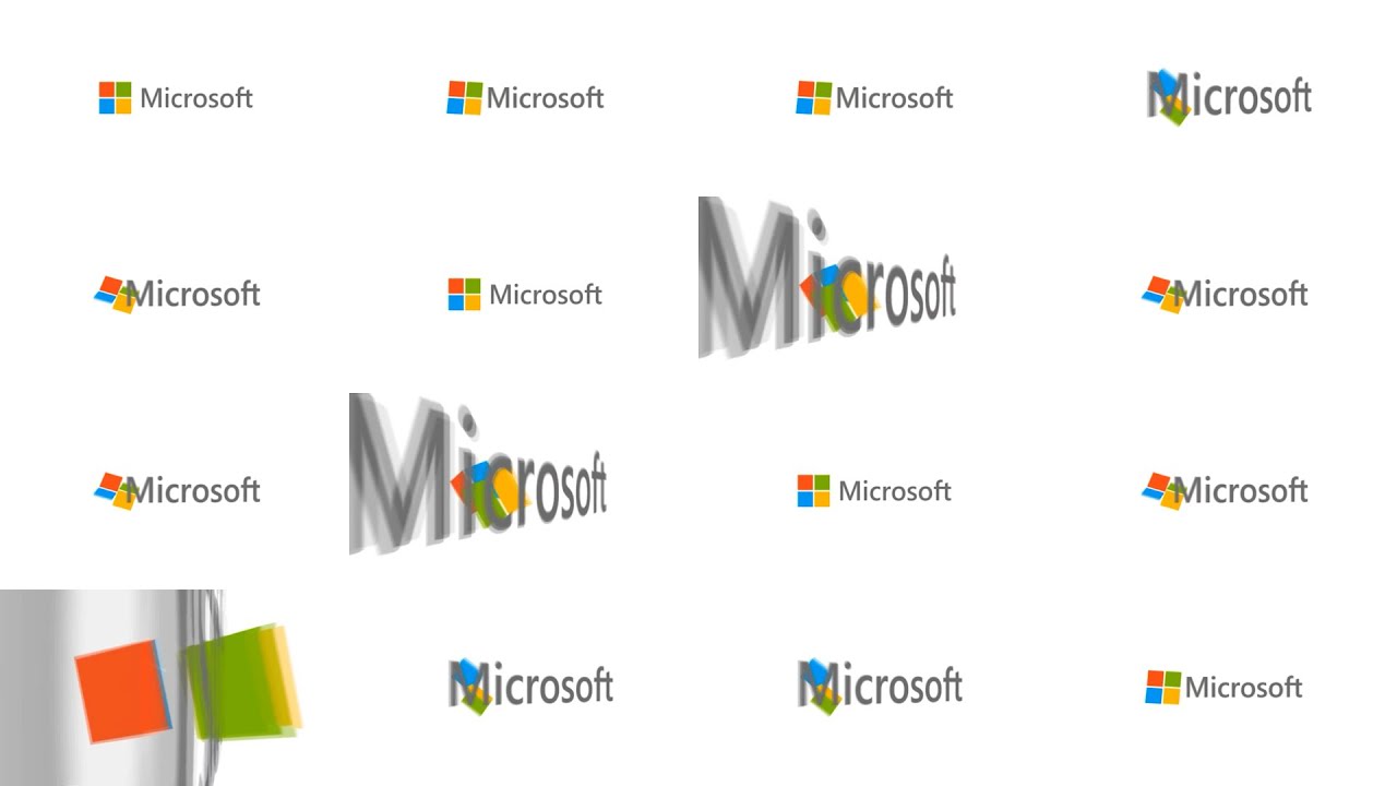 Microsoft Intro logo Over 1 Million Times - YouTube