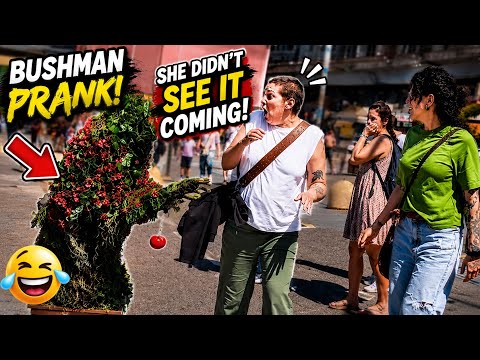 Bushman prank: never say never when it comes to the bushman!!! #prank #bushmanprank #funny