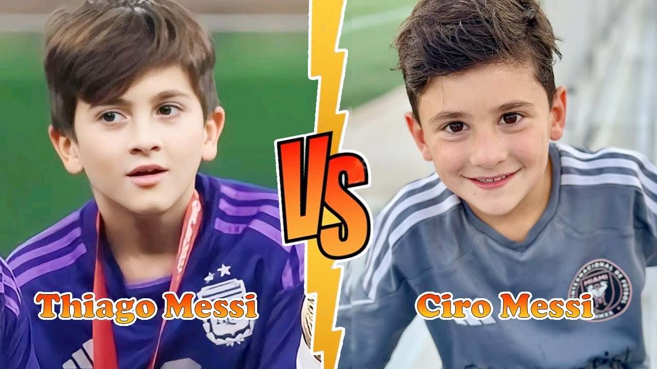 Thiago Messi VS Ciro Messi (Messi's Sons) Transformation ★ From Baby To ...