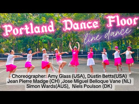 Portland Dance Floor-Line Dance/ intermediate/choreo by: Amy Glass ...
