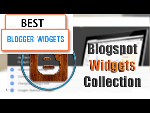 जरुरी ब्लॉगर tutorial Best free widgets for blogger - YouTube