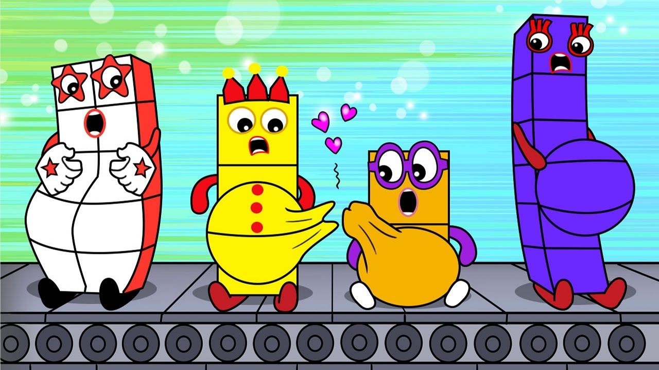 Brewing Cute Baby Factory! Numberblocks is Pregnant? - Numberblocks ...