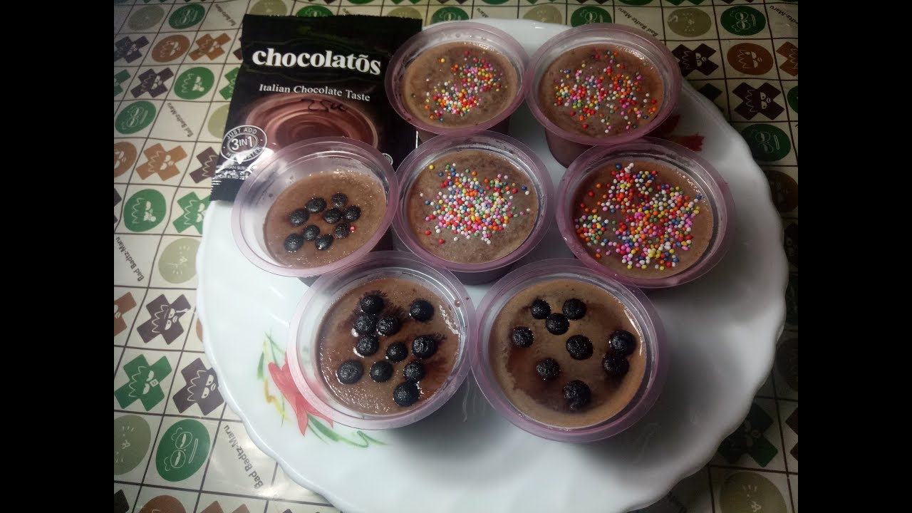 Es Krim Chocolatos Mudah - YouTube