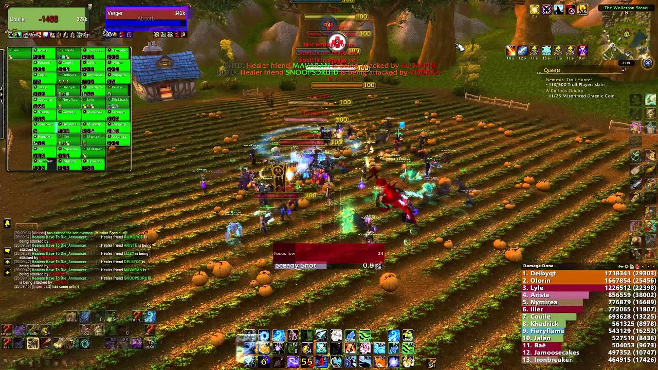 Warsong Battalion cleaned from our fields - YouTube