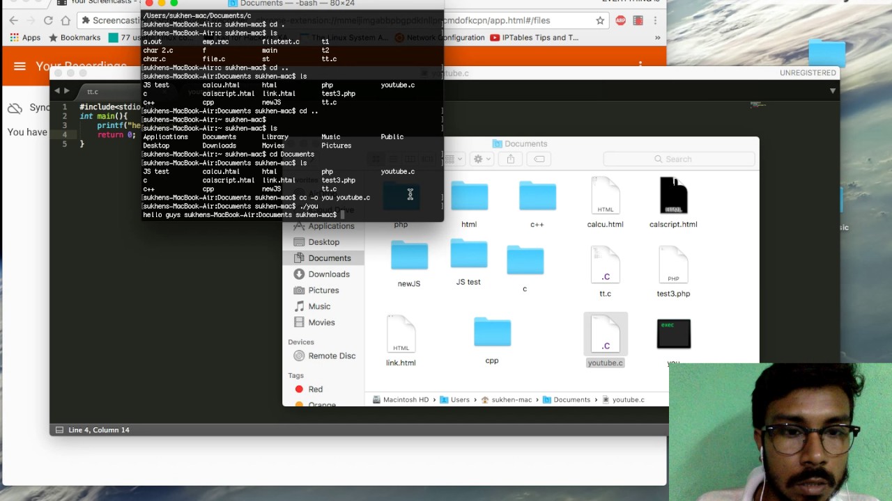 how to run C and C++ on mac os sierra EASY STEP - YouTube