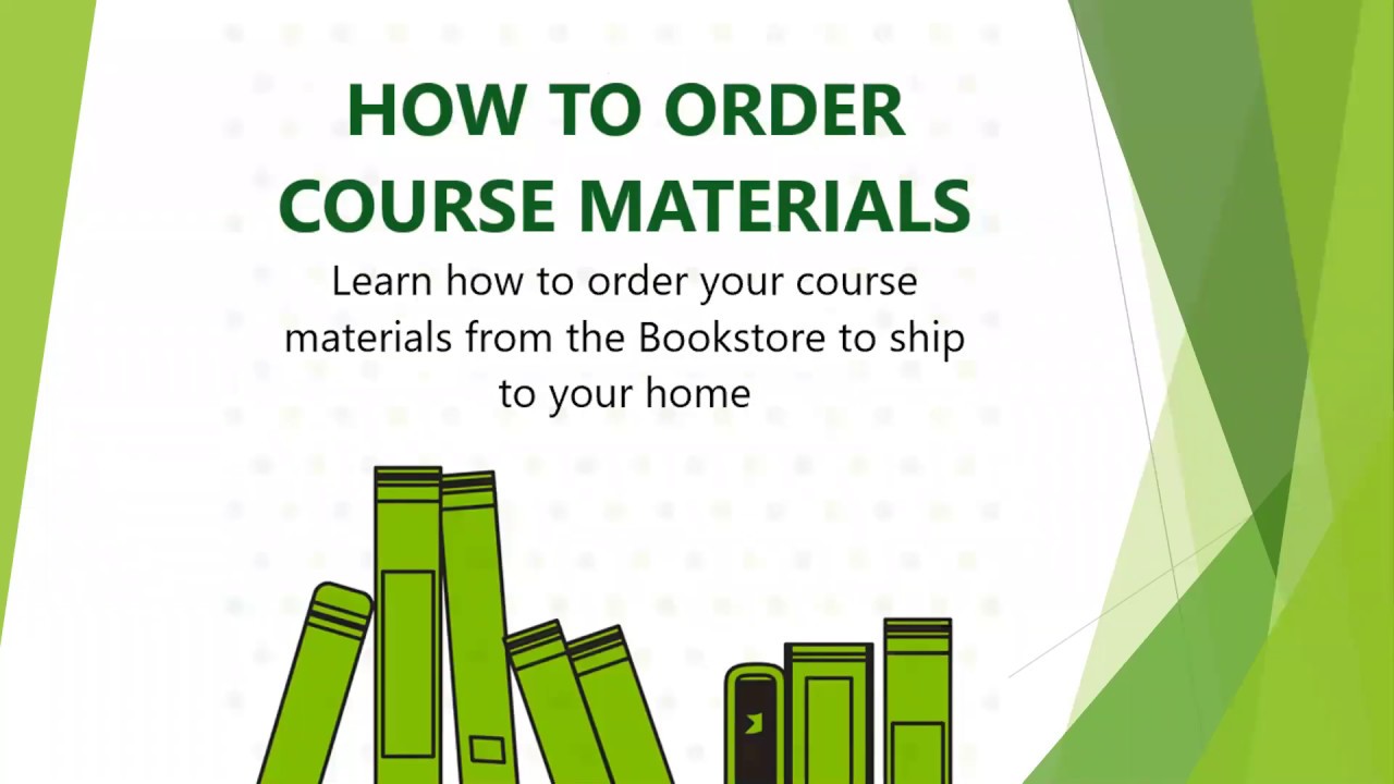 How to Order Textbooks for Summer - YouTube