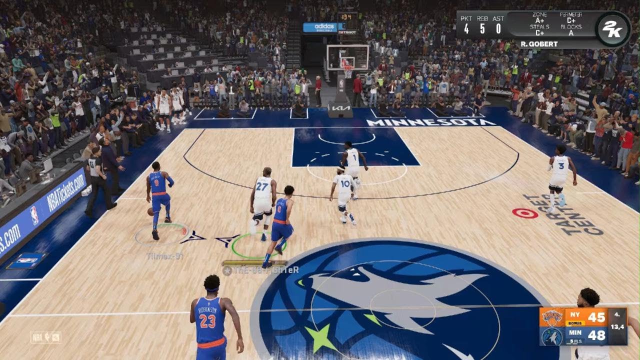 NBA 2K23 full court shot game winner - YouTube