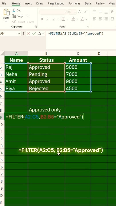 🚀 Excel Magic: Instantly Extract Data Using the FILTER Function - YouTube