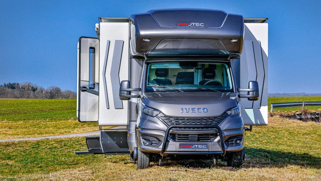 Wohnmobil Protec 2023 Wall Slideout 7 5t Krasse 3 5m Breite Luxus Loft Wohnmobil Protec 2023 Wall Slideout 7 5t Krasse 3 5m Breite Luxus Loft