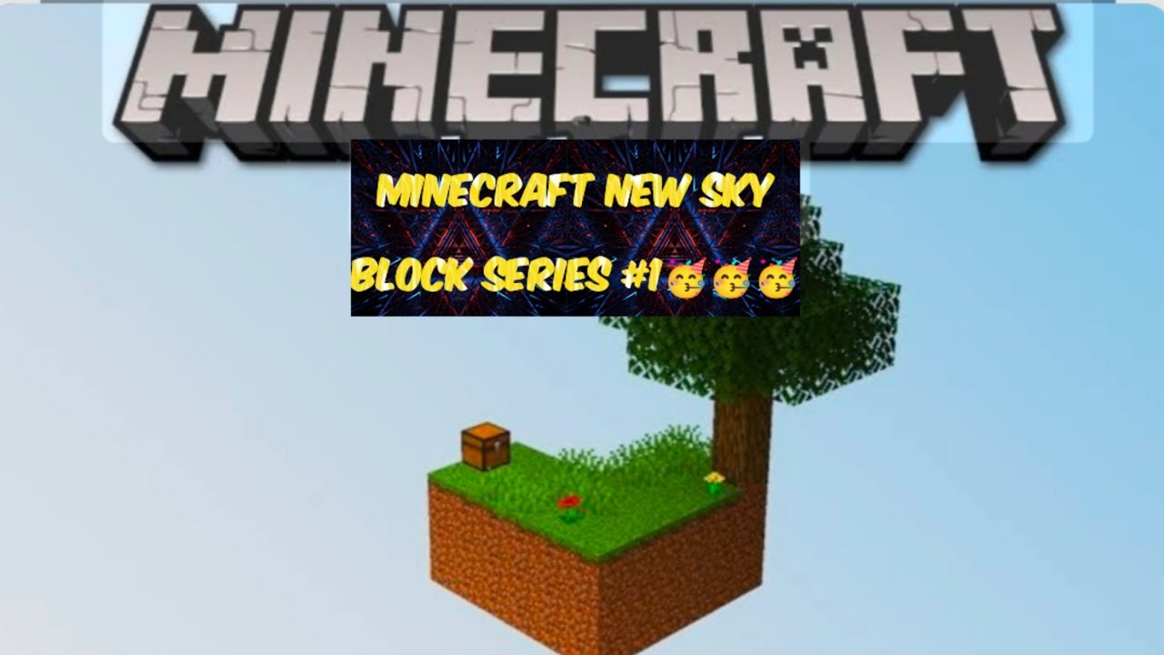 Starting a new journey of minecraft sky block series - YouTube