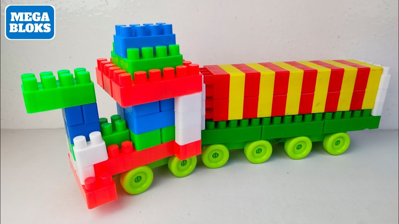 TUTORIAL How To Make a Freight Train From Mega Lego Easy CRAFTING ...