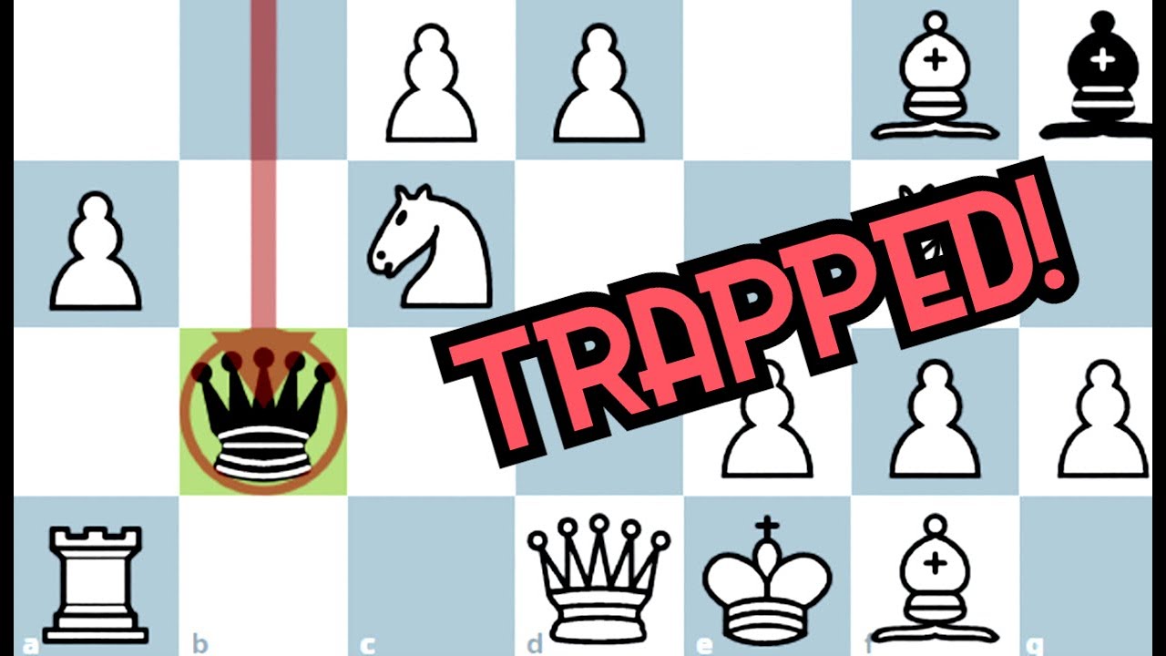 Hang Your b-Pawn and Win a Queen! | Queen Trap Trick Chess - YouTube