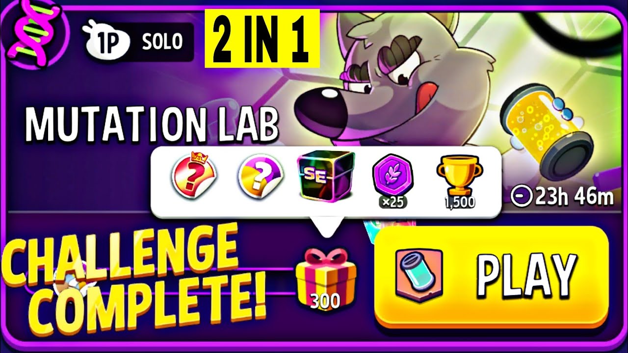 2 Solo mutation lab solo challenge | match masters | mutation lab very ...