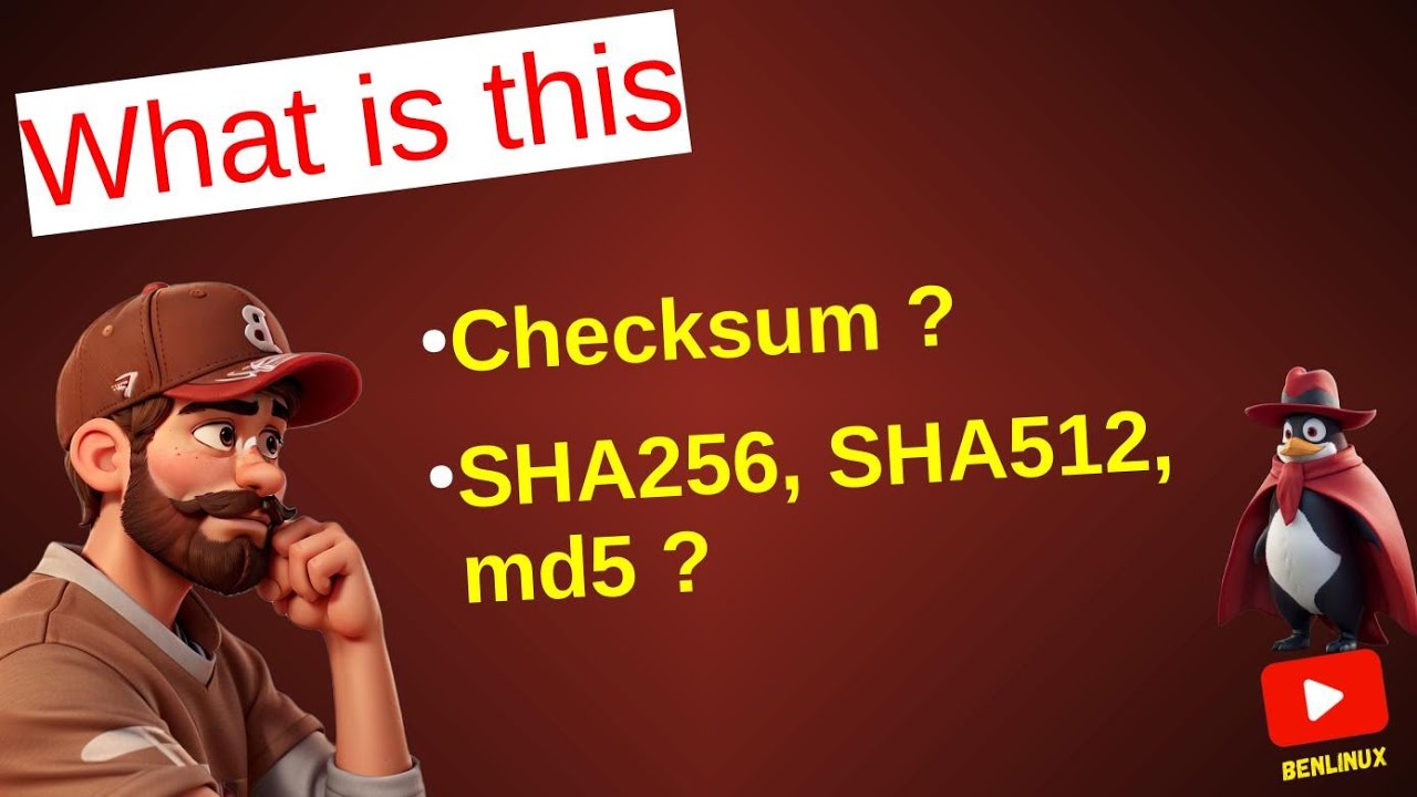 What Is Checksum Sha256 Sha512 Md5 Etc Youtube