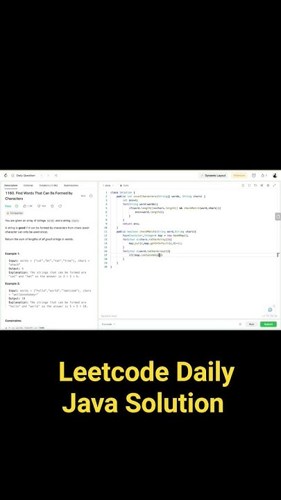 Dsa Java Leetcode Programming Software Hashmap Leetcodedailychallenge Youtube